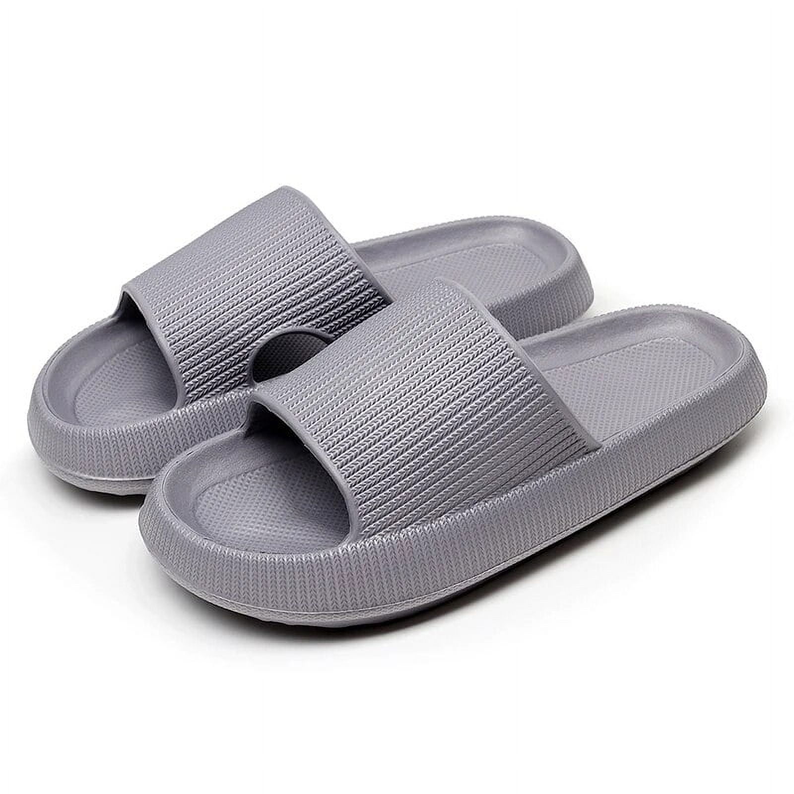 Thick Platform Cloud Slippers Women Indoor Bathroom Slides Soft EVA ...