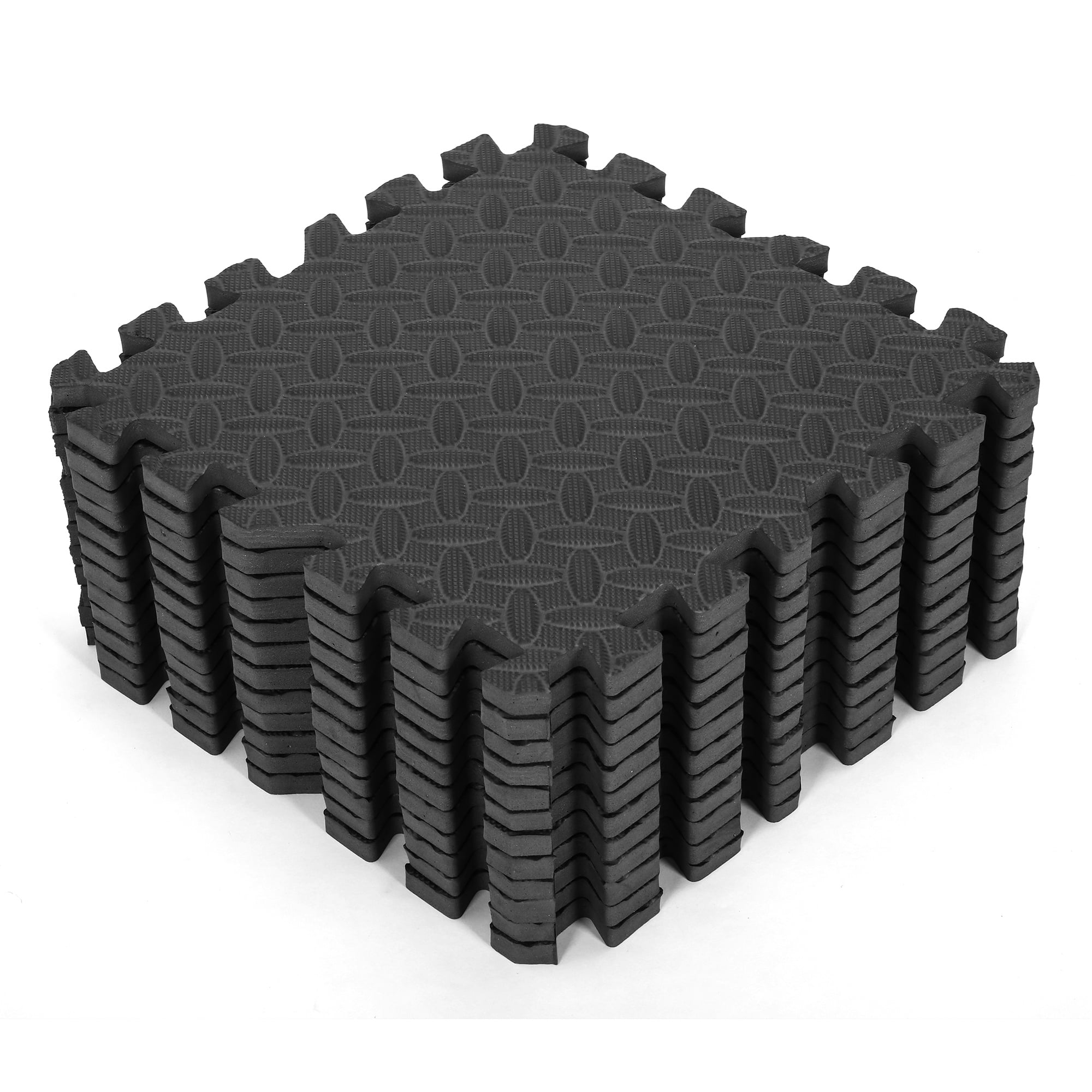 Thick Puzzle Exercise Mat, 12 Pcs EVA Foam Interlocking Tiles ...