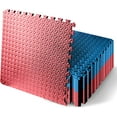 Thick Puzzle Exercise Mat, 25 Pcs EVA Foam Interlocking Tiles ...