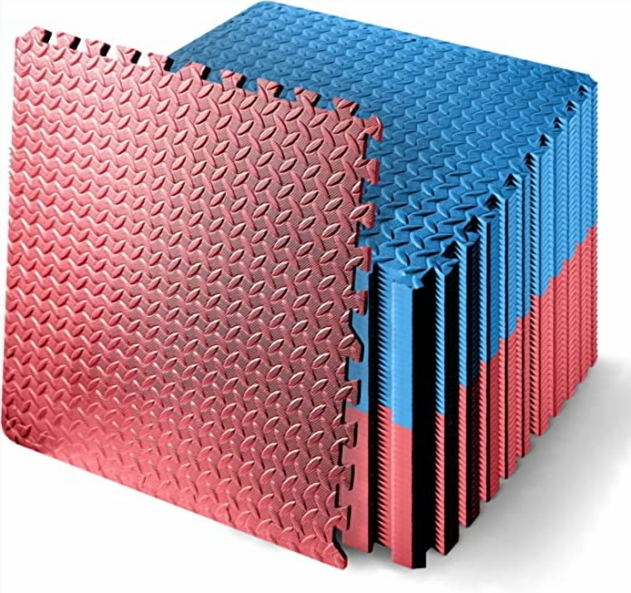 Thick Puzzle Exercise Mat, 50 Pcs EVA Foam Interlocking Tiles ...