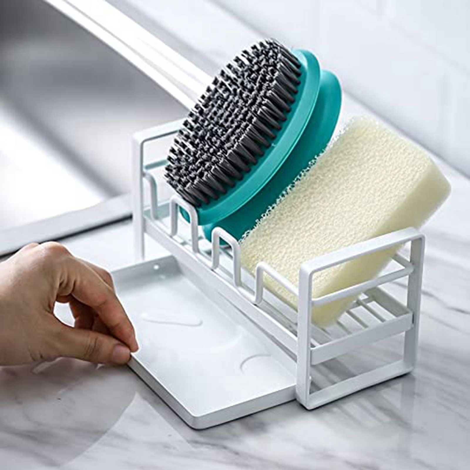 Thick Sink Rag Rack Sponge Drain Rack Drainer Countertop Dish Cloth ...