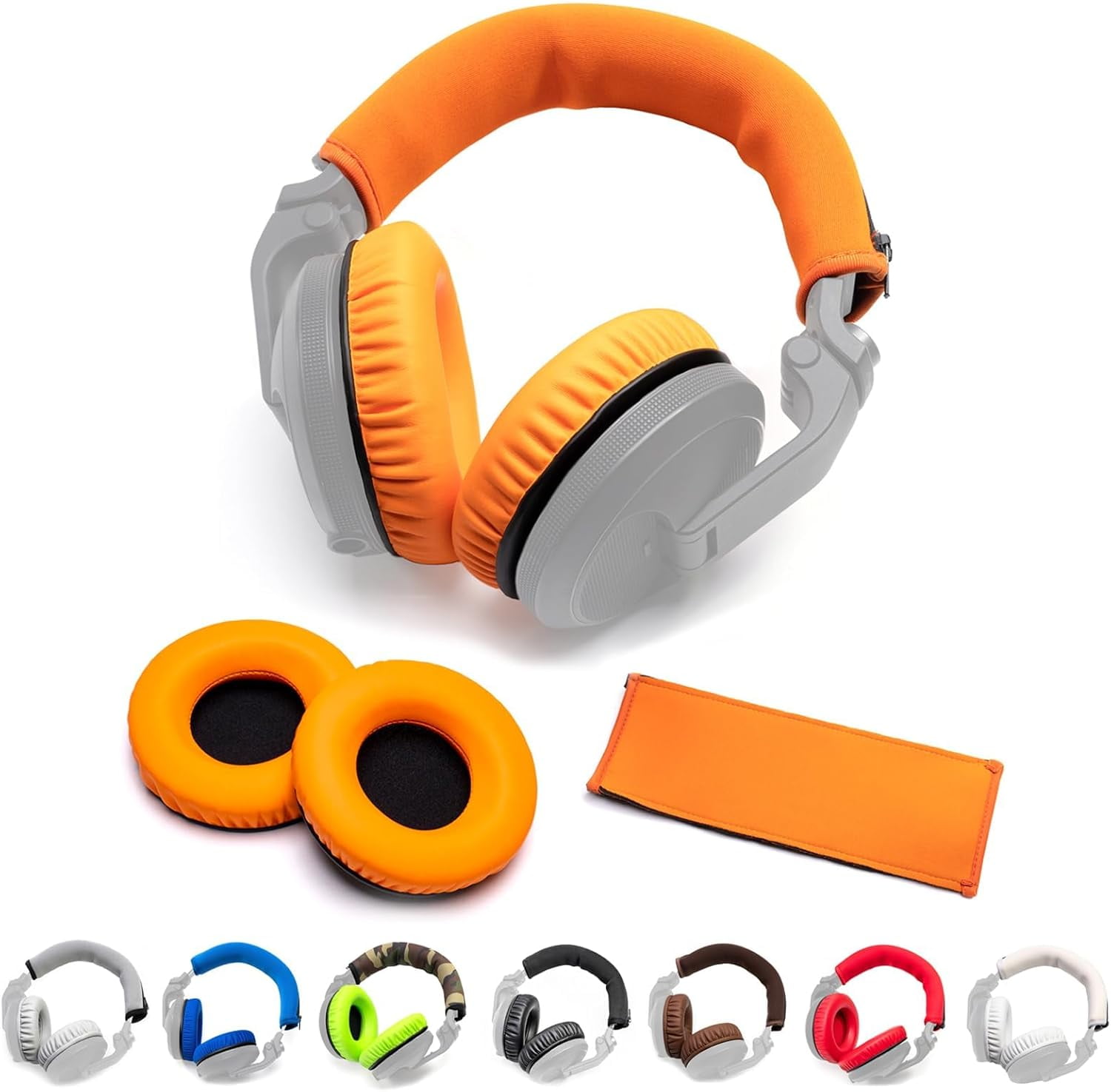 Thick Soft Protein Leather Ear Pads & Headband Cushion Cover ...