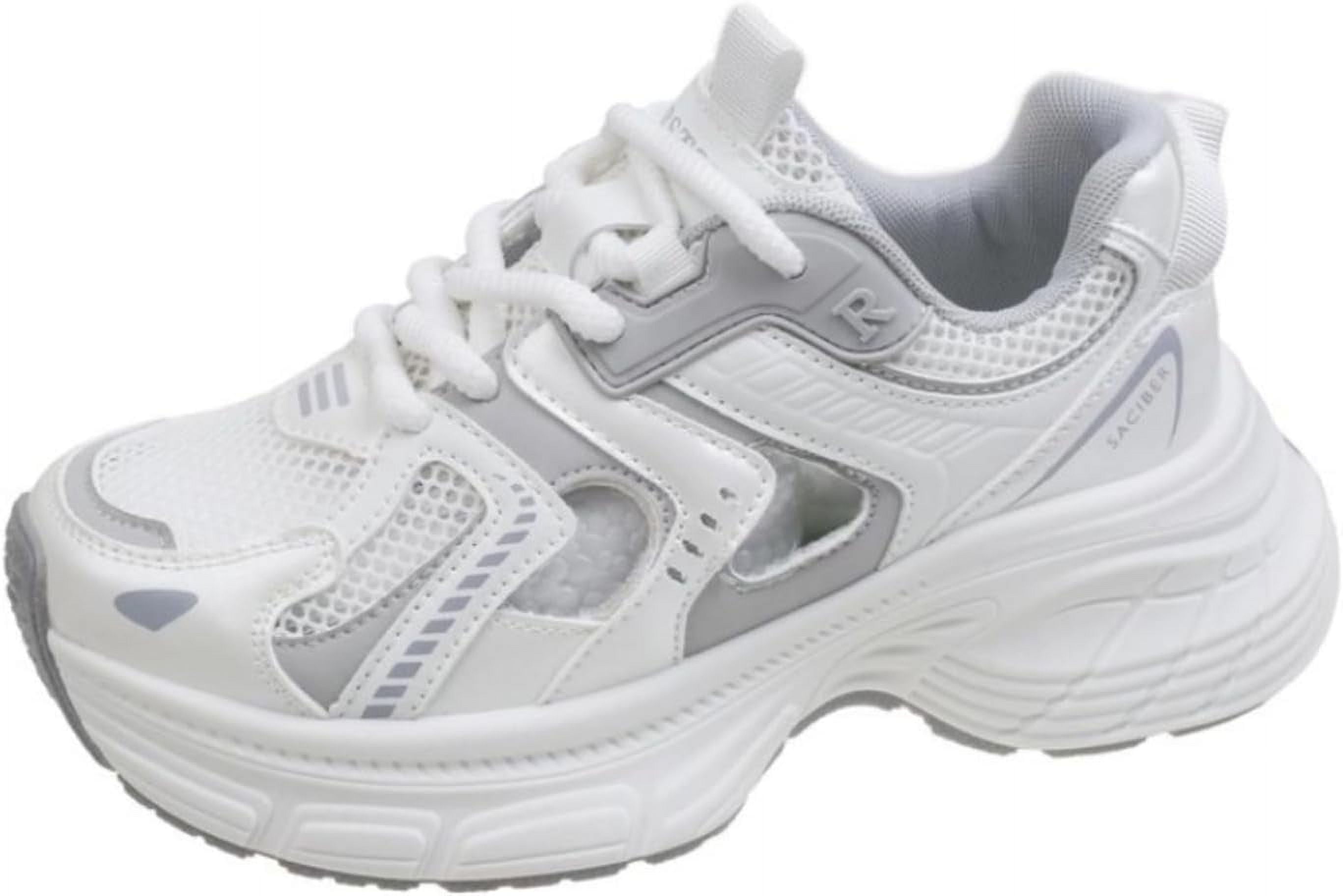 Thick Sole Walking Shoes Openwork Walking Cute Sneakers for Women Y2K ...