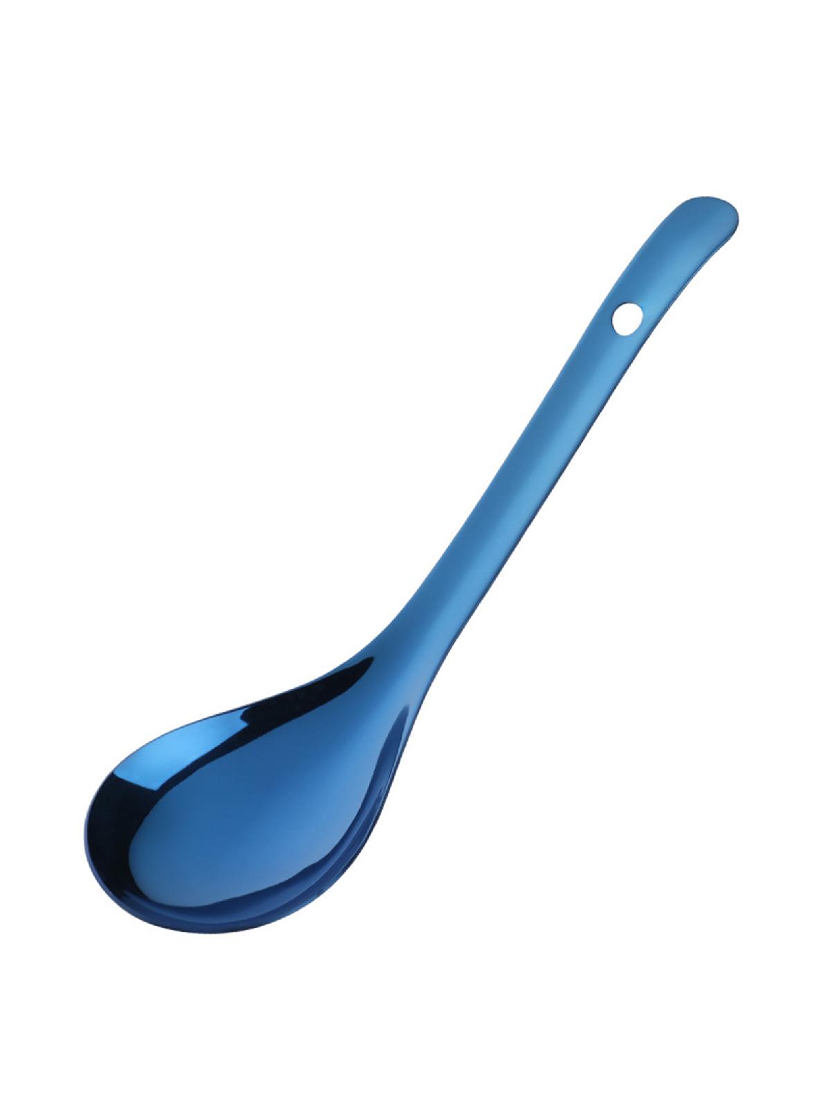 Thick Soup Spoons Heavy Duty Stainless Polished Rice Table Spoon for ...