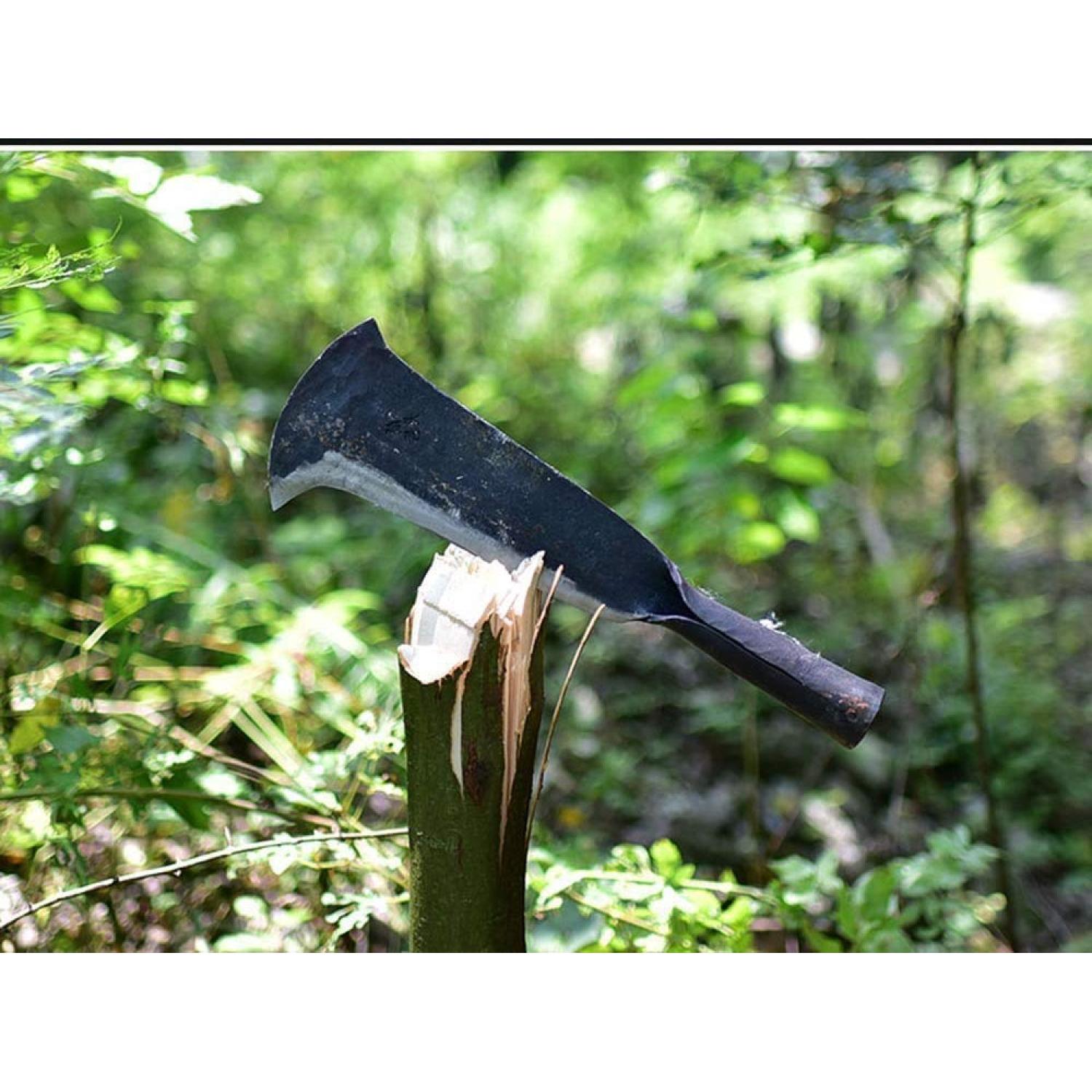 Thick Steel Blade Brush Axe , Heavy Duty Billhook Machete Hatchet with ...