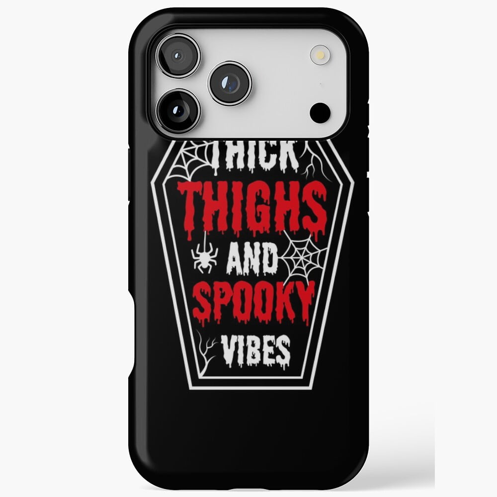 Thick Thighs And Creepy Vibes Coffin Graphic Phone Case for iPhone 11 ...