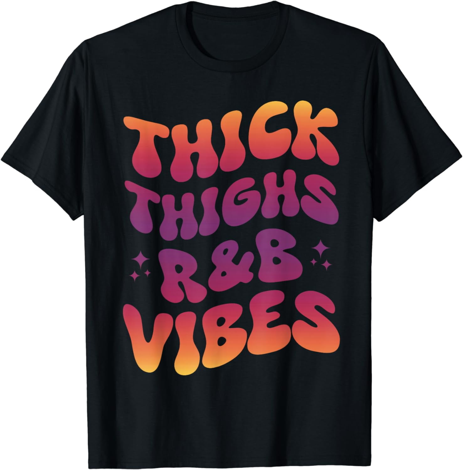 Thick Thighs And R&B Vibes Hip Hop T-Shirt - Walmart.com
