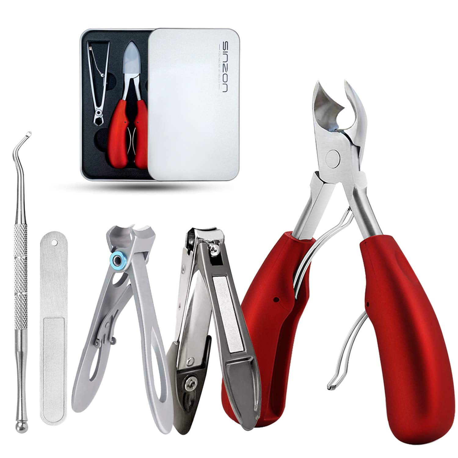 Thick Toenail Clippers, Podiatrist Toe Nail Clippers for Ingrown ...