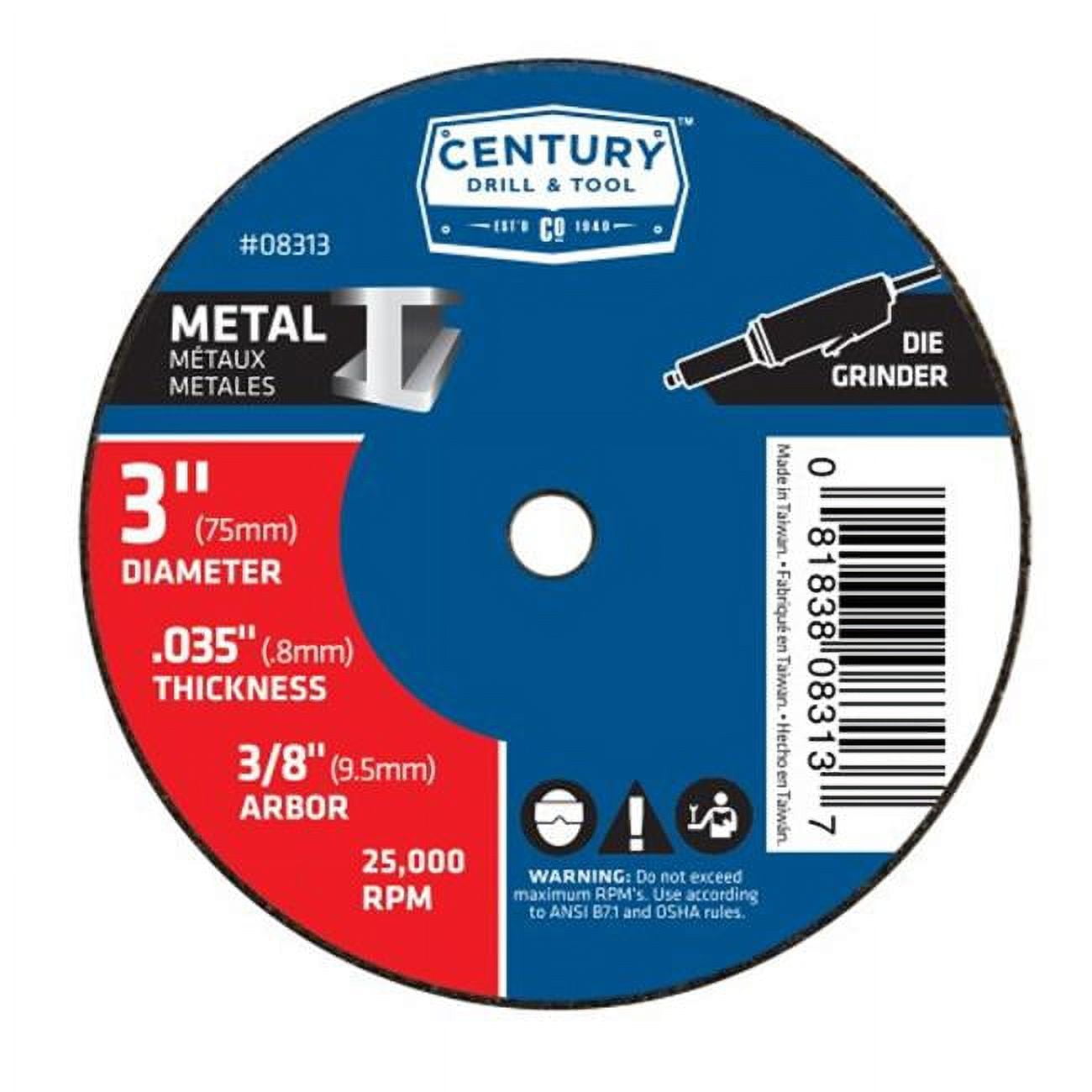 Thick Type 1A Cutting Wheel - 3 x 0.035 in. - Walmart.com
