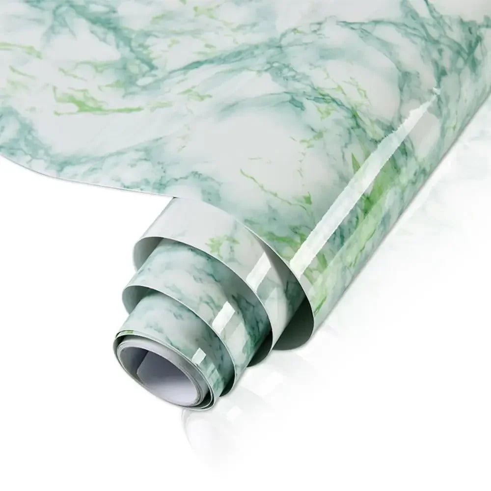Thick Waterproof Pvc Imitation Marble Pattern Stickers Modern Vinyl ...