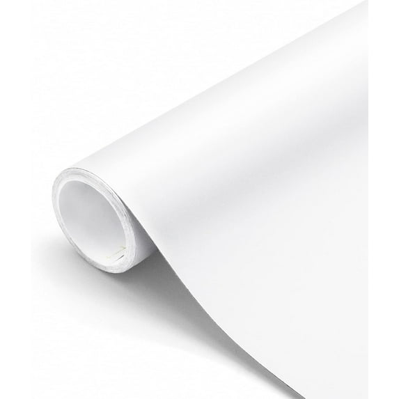 Thick White Contact Paper Matte White Wallpaper 16"x198" Waterproof ...