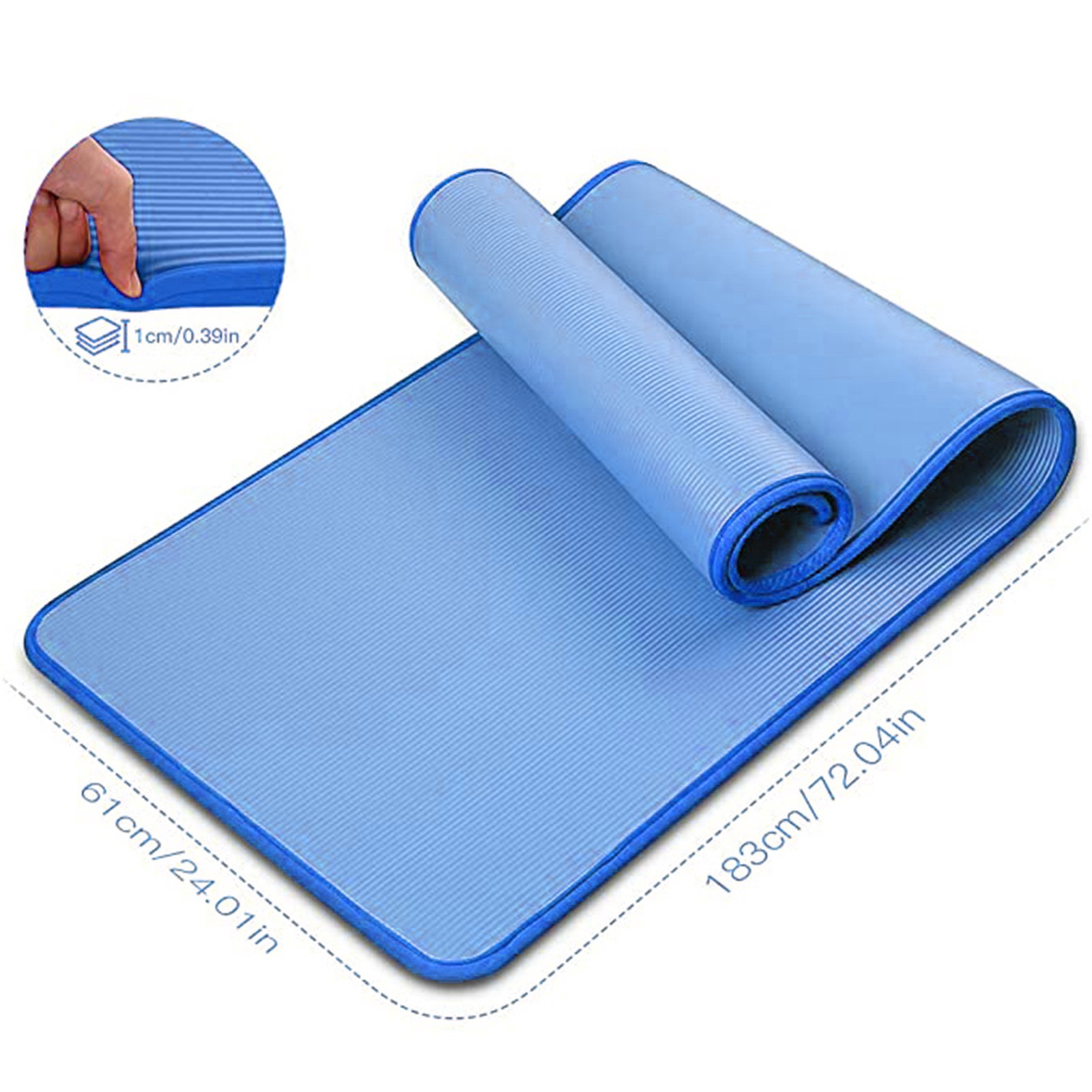 Thick Yoga Mat Non Slip Large Size 72 L X 32 W X 0 6 TH Premium Thick Yoga Mat Non Slip Large Size 72 L X 32 W X 0 6 TH Premium