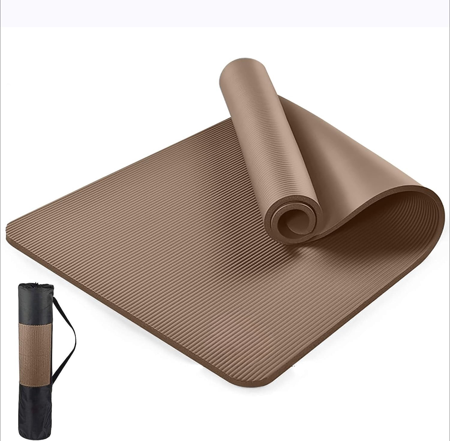 Thick Yoga Mat Non Slip, Large Size 72" L x 32" W x 0.6" TH, Premium ...