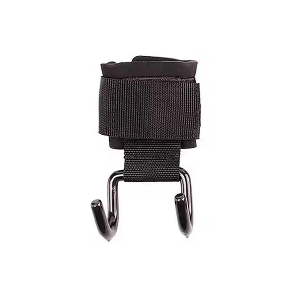 Thick double hook [1 piece] adjustable + anti-slip (A) lumbar traction ...