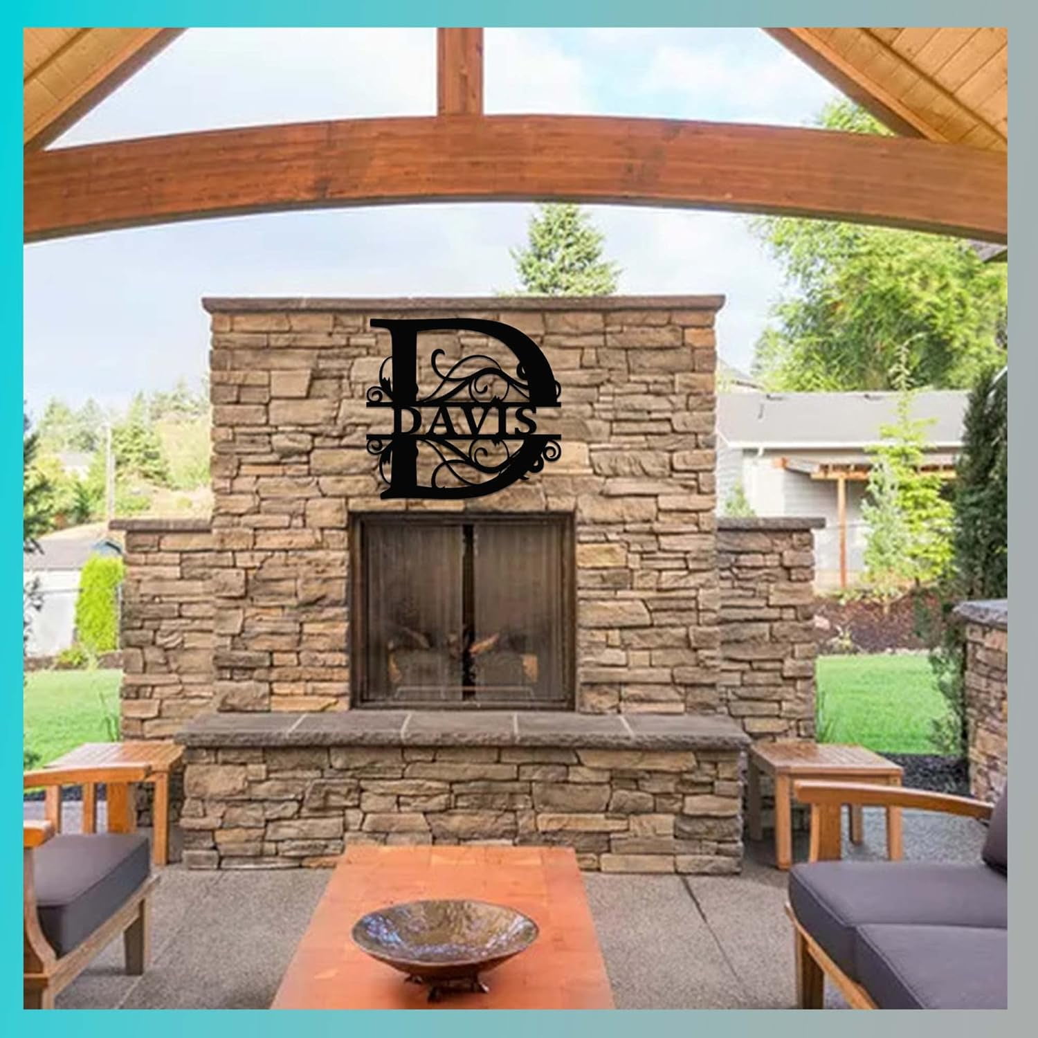 Thick letter Monogram,Personalized Metal Monogram, Wedding Gift. Family ...