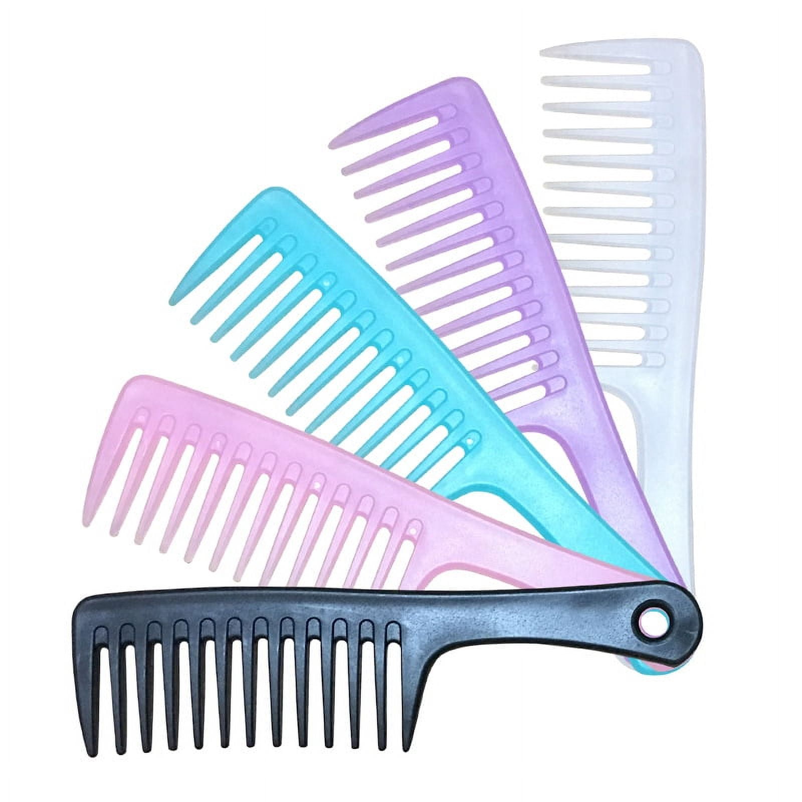 Thick plastic big knife comb big wave hair comb big tooth comb massage ...