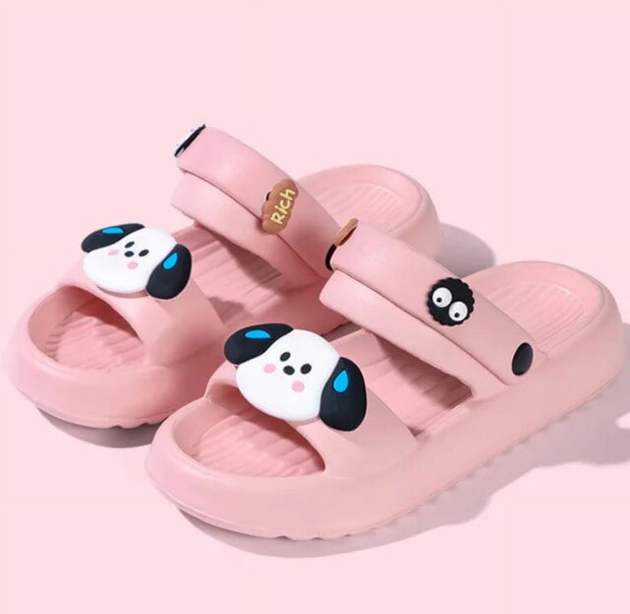 Thick soled slippers for women to wear outdoors in summer and increase ...