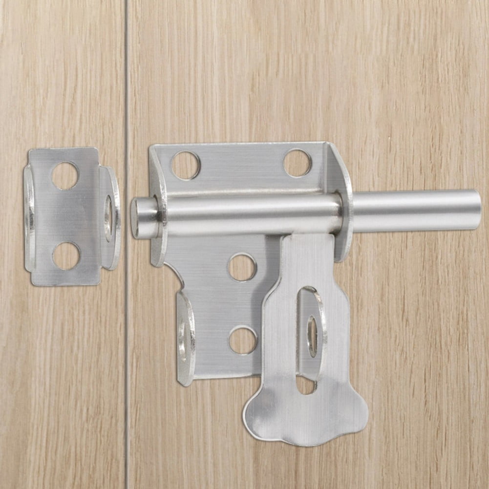 Thicken Door Lock Stainless-Steel Bolt Latch Padlock Clasp Kit Drawer ...