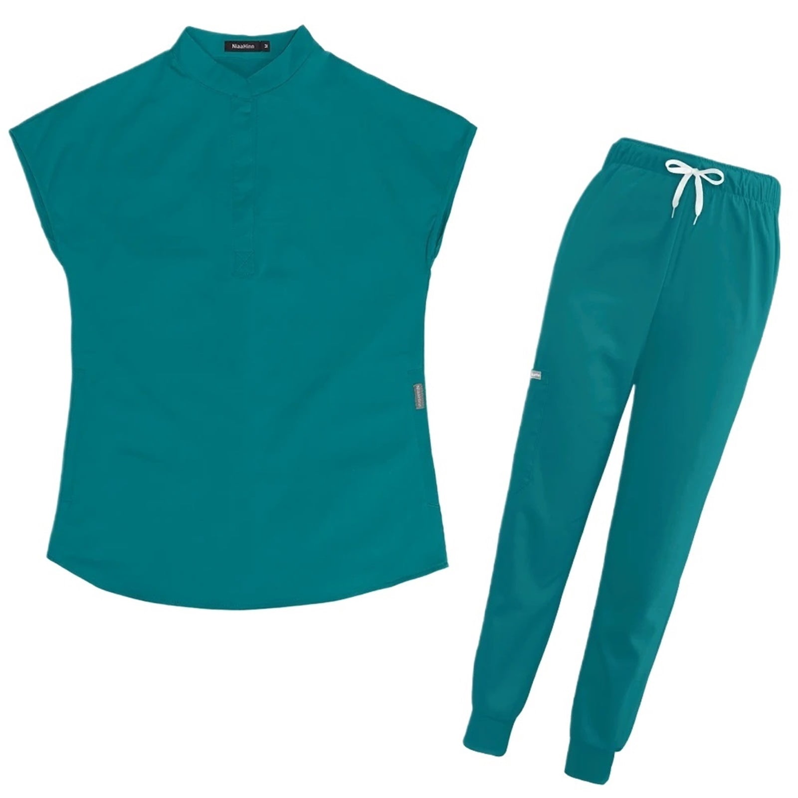 Thicken Nursing Uniform Solid Color Medical Doctor Workwear Pet ...
