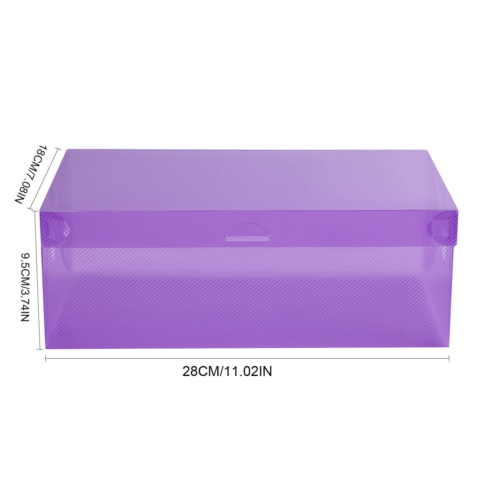 Thicken & Sturdy Clear Shoe Storage Organizer with Magnetic Door ...