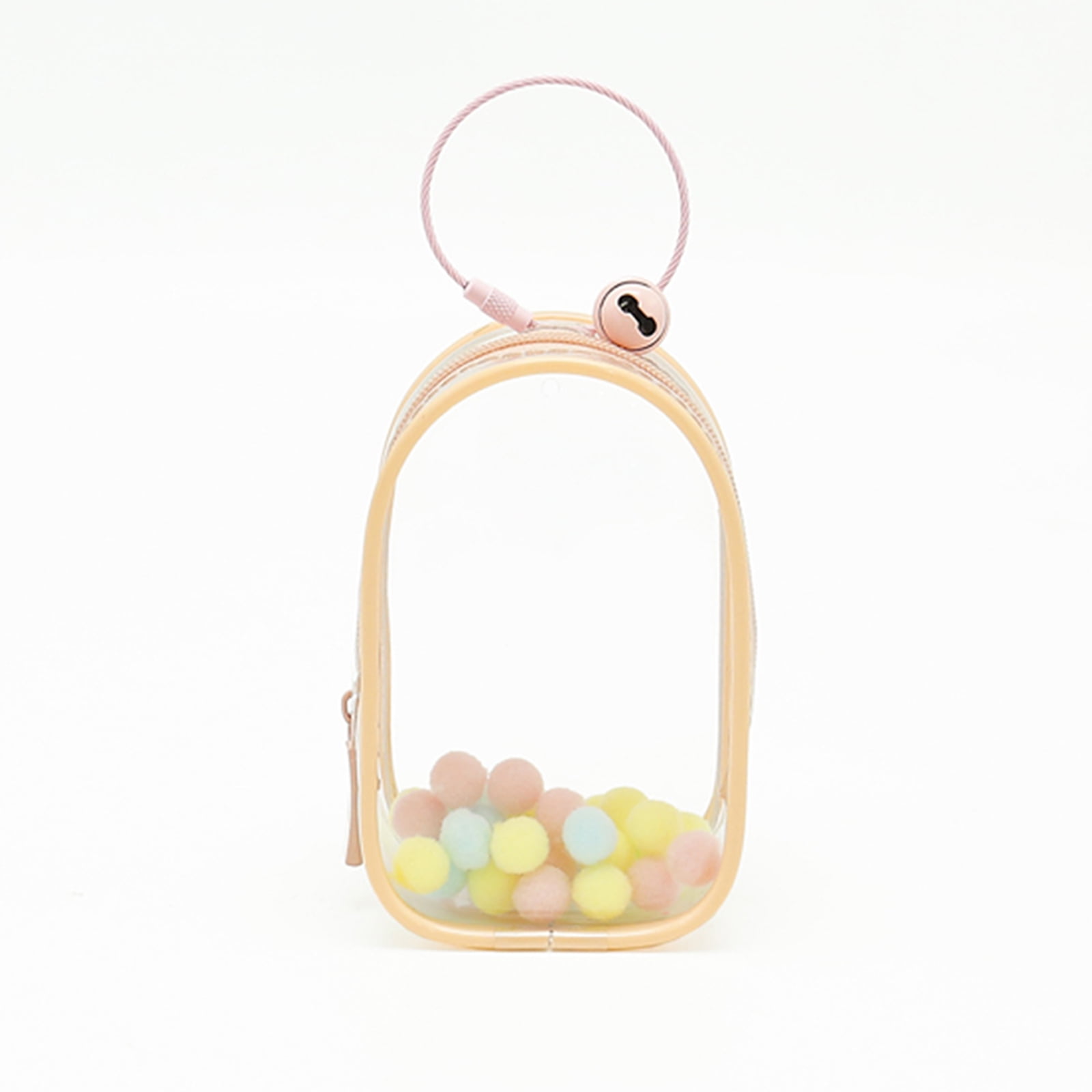 Thicken Transparent PVC Clear Pouch Mystery Box Organizer Box Keychain ...