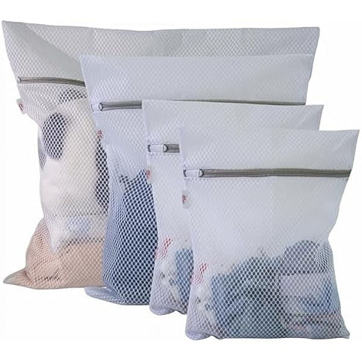 Thickened 120g Honeycomb Mesh Laundry Bags, Comprising (1XXL(24x24”)+1L ...