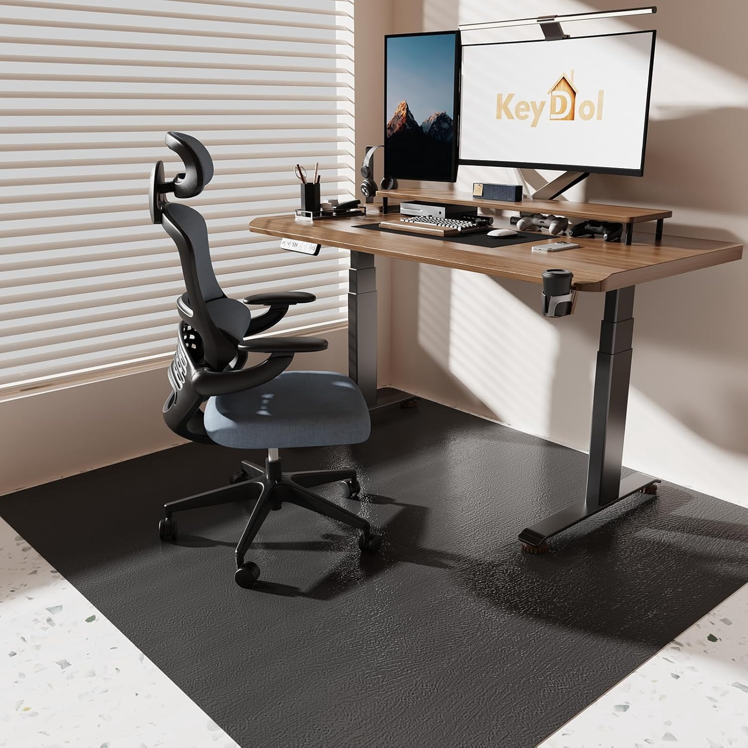 [Thickened to 2.0mm] 40"x 50" Office Chair Mat for Hardwood, Vinyl ...