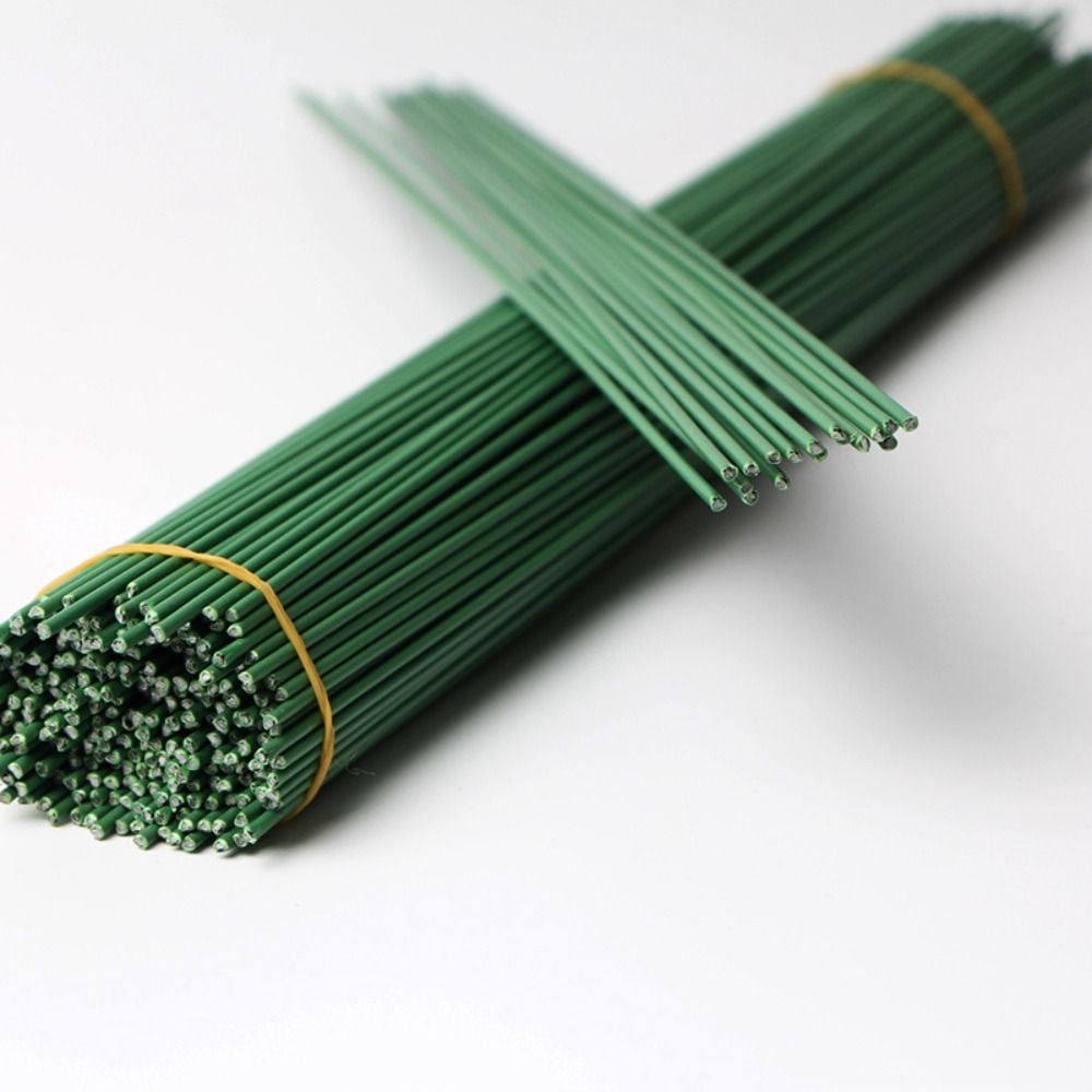 Thickened 2mm Twisted Zinc Wires 40CM Flower Arrangements Green Branch ...
