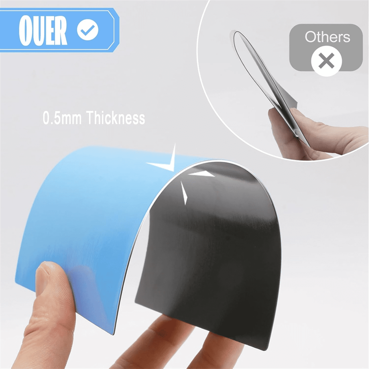 Thickened 8 Pack Magnetic Paper Tape Snaps and Labels Stickers for Die ...