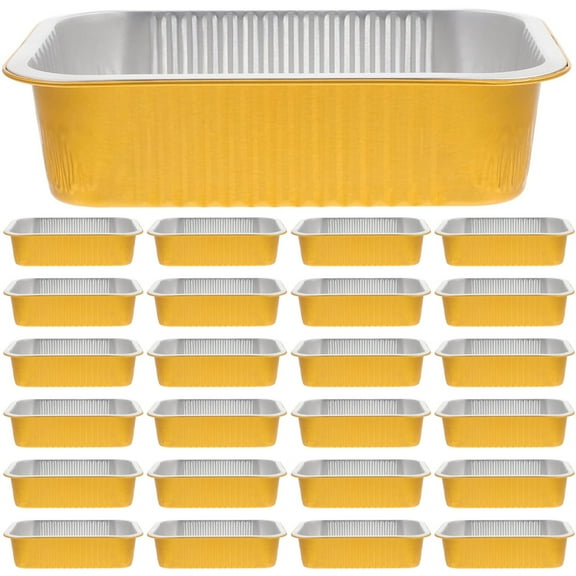 EcoQuality [50 Pack] Deep Aluminum Pans with Lids for Cooking, Baking ...