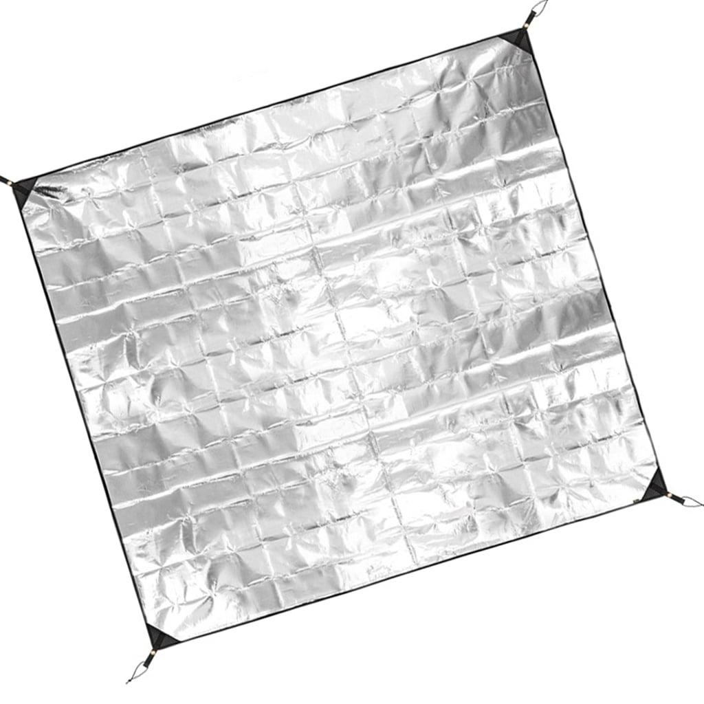 Thickened Aluminum Foil Picnics Mat Sleep Tent Pad Thermal Insulating ...