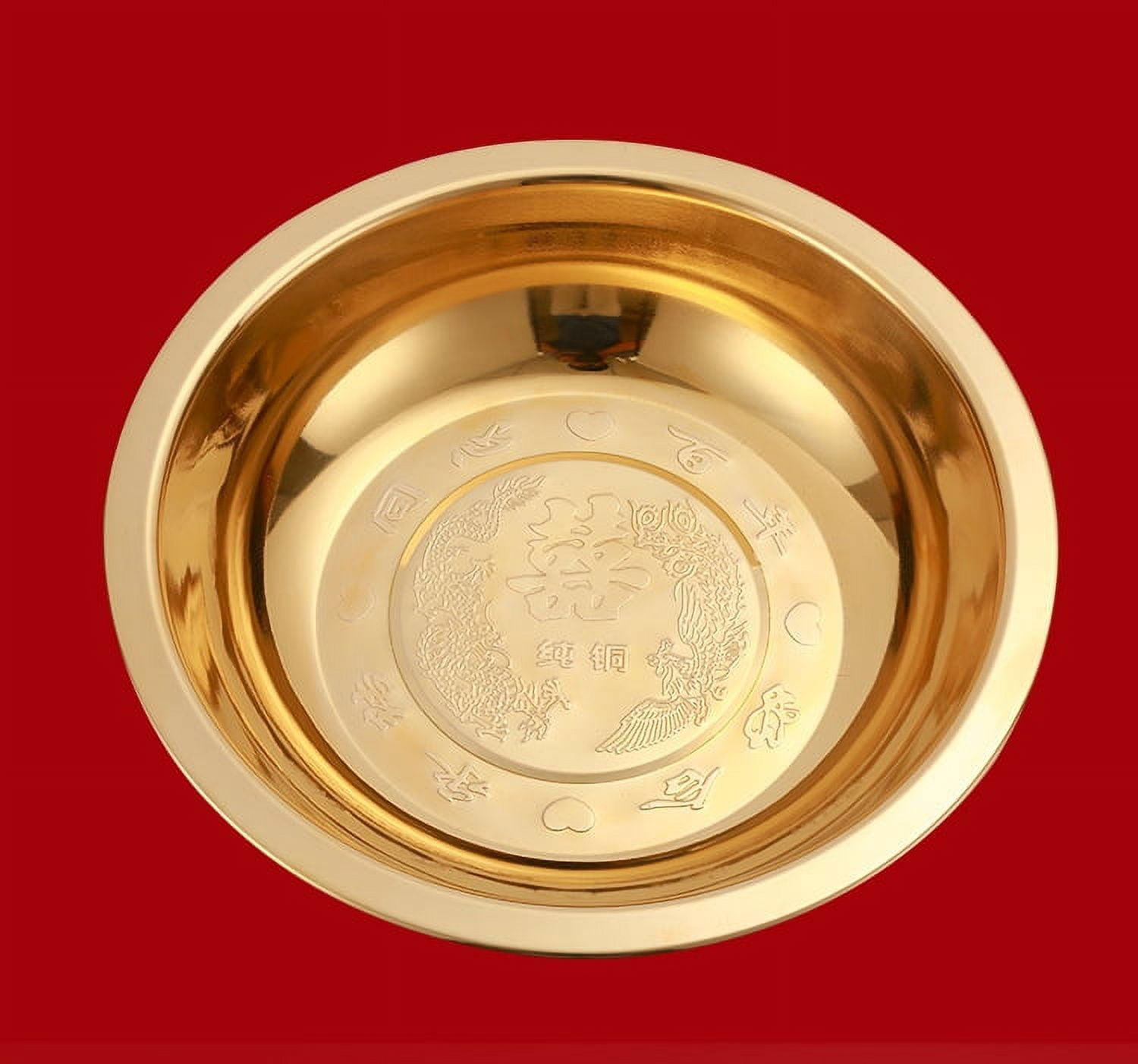 Thickened Brass Basin Brass Basin Wedding Basinwedding Supplies Return ...