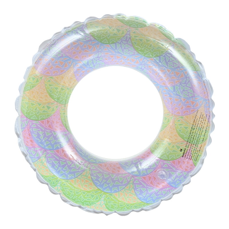 Thickened Children's Striped Adult Swimming Ring Inflatable Underarm ...