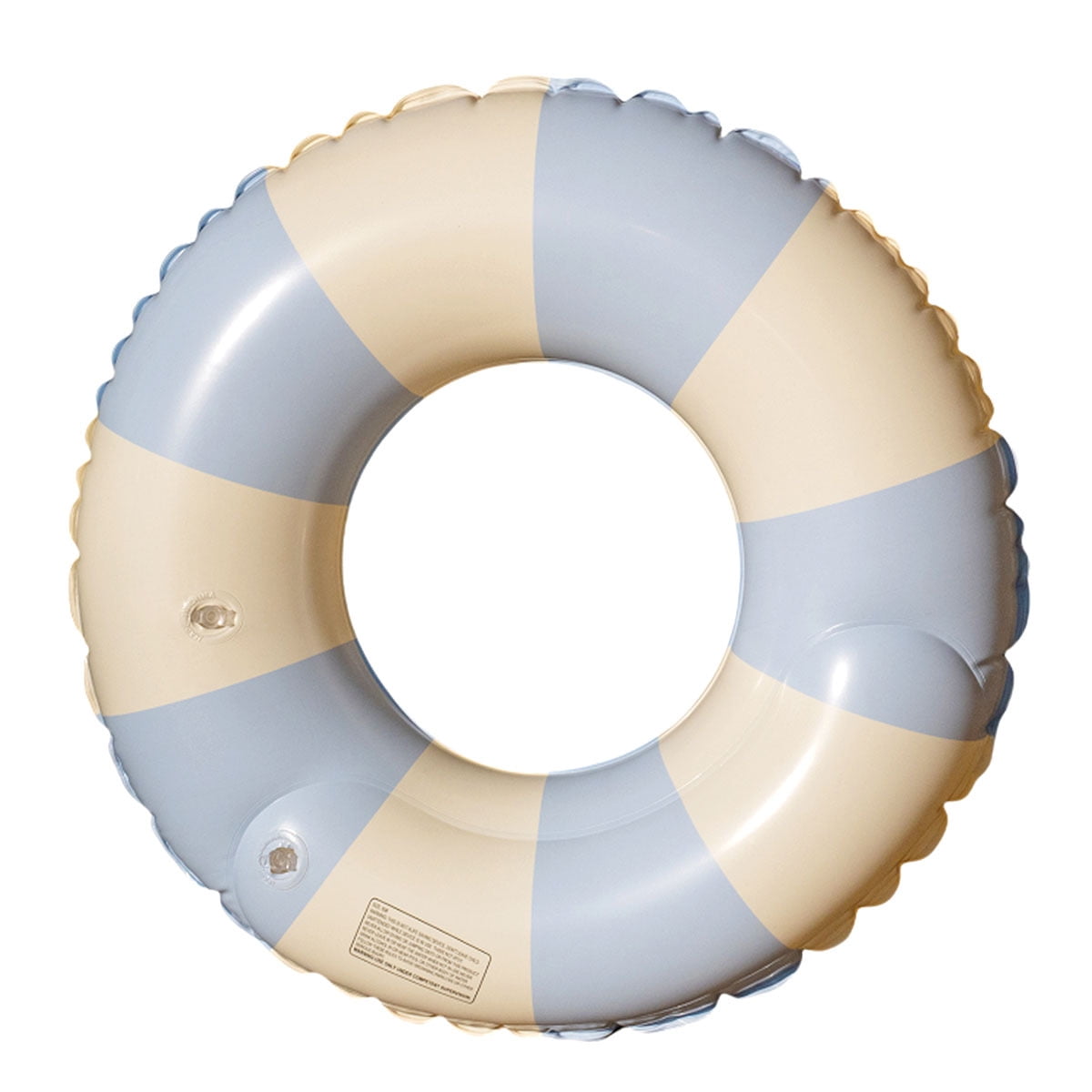 Thickened Children's Striped Adult Swimming Ring Inflatable Underarm ...