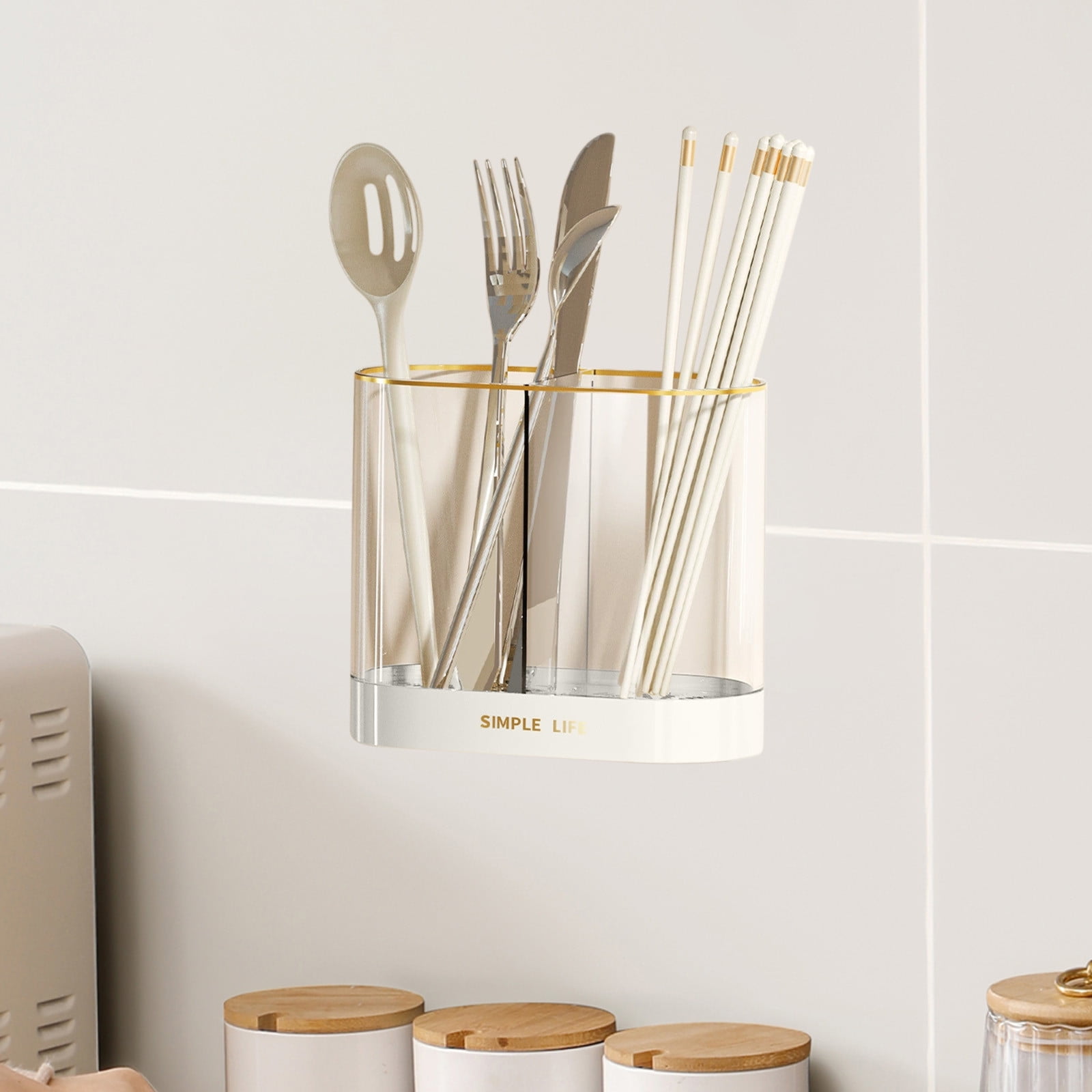 Thickened Chopstick Holders Kitchen Cutlery Holders Wall Mounted ...