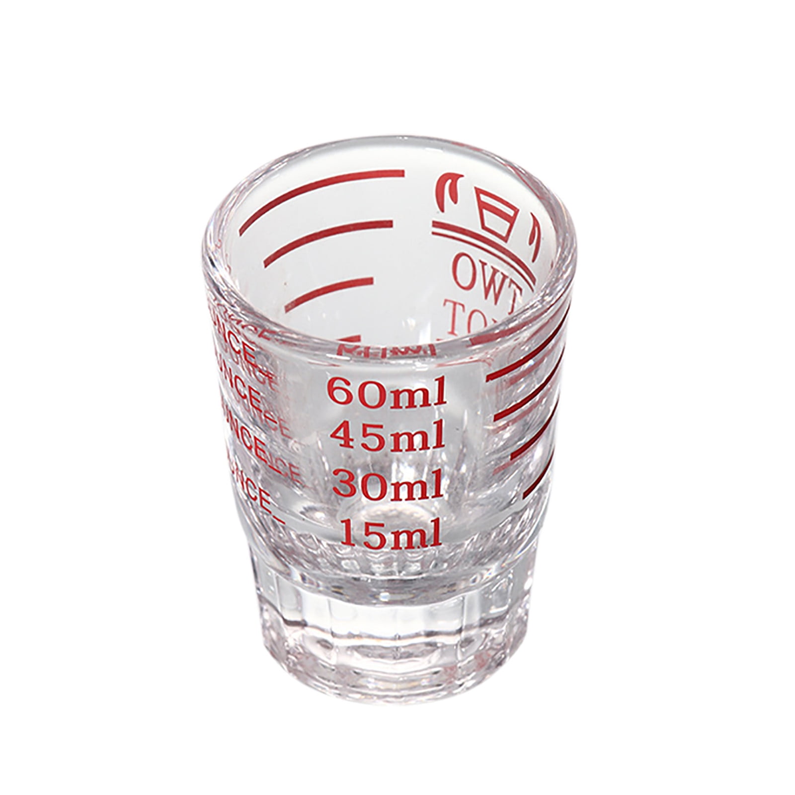 Thickened Coffee Graduated Glass Graduated Measuring Cup Double ...