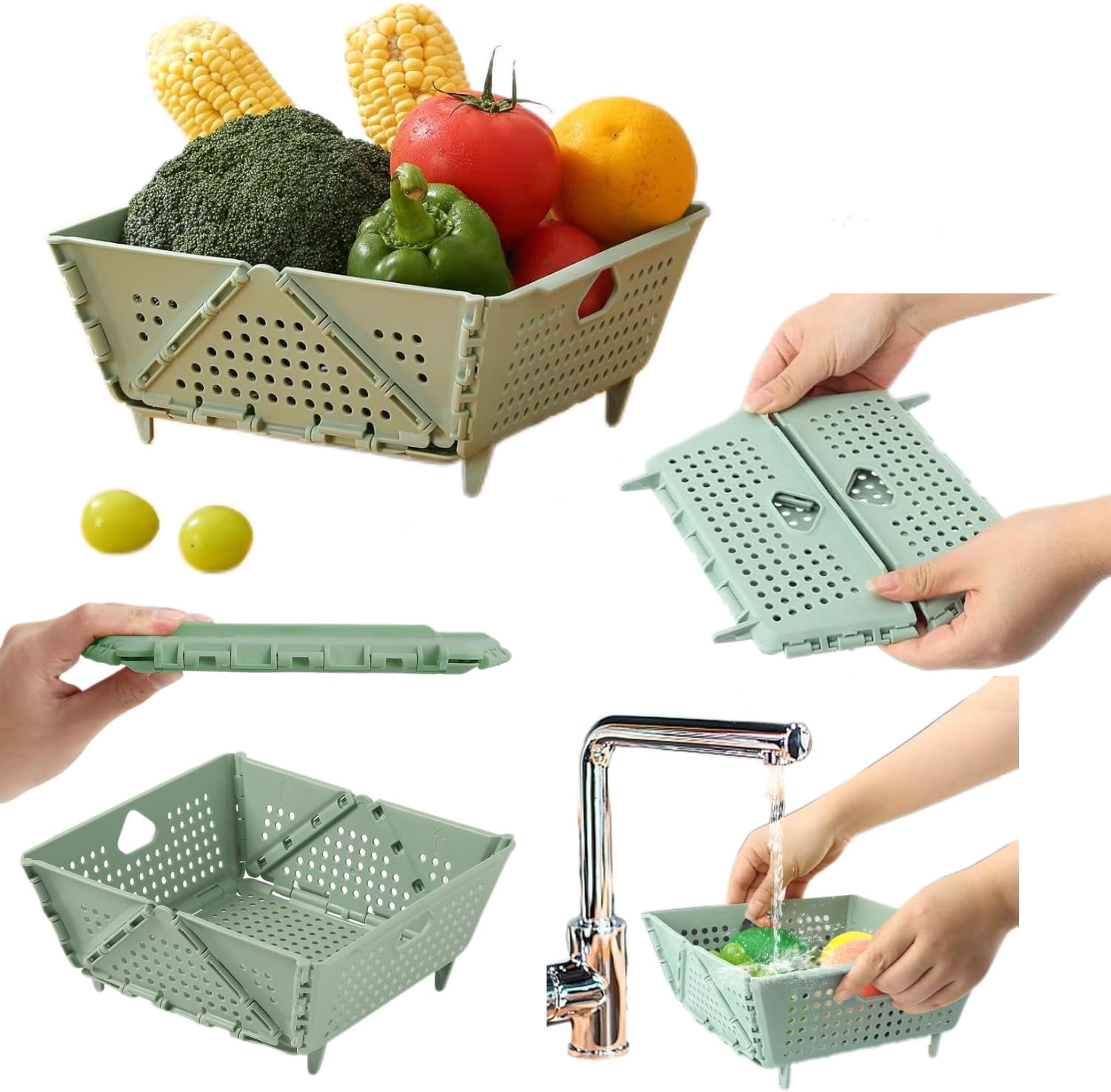 Thickened Collapsible multifunctional Strainers and Colander for ...