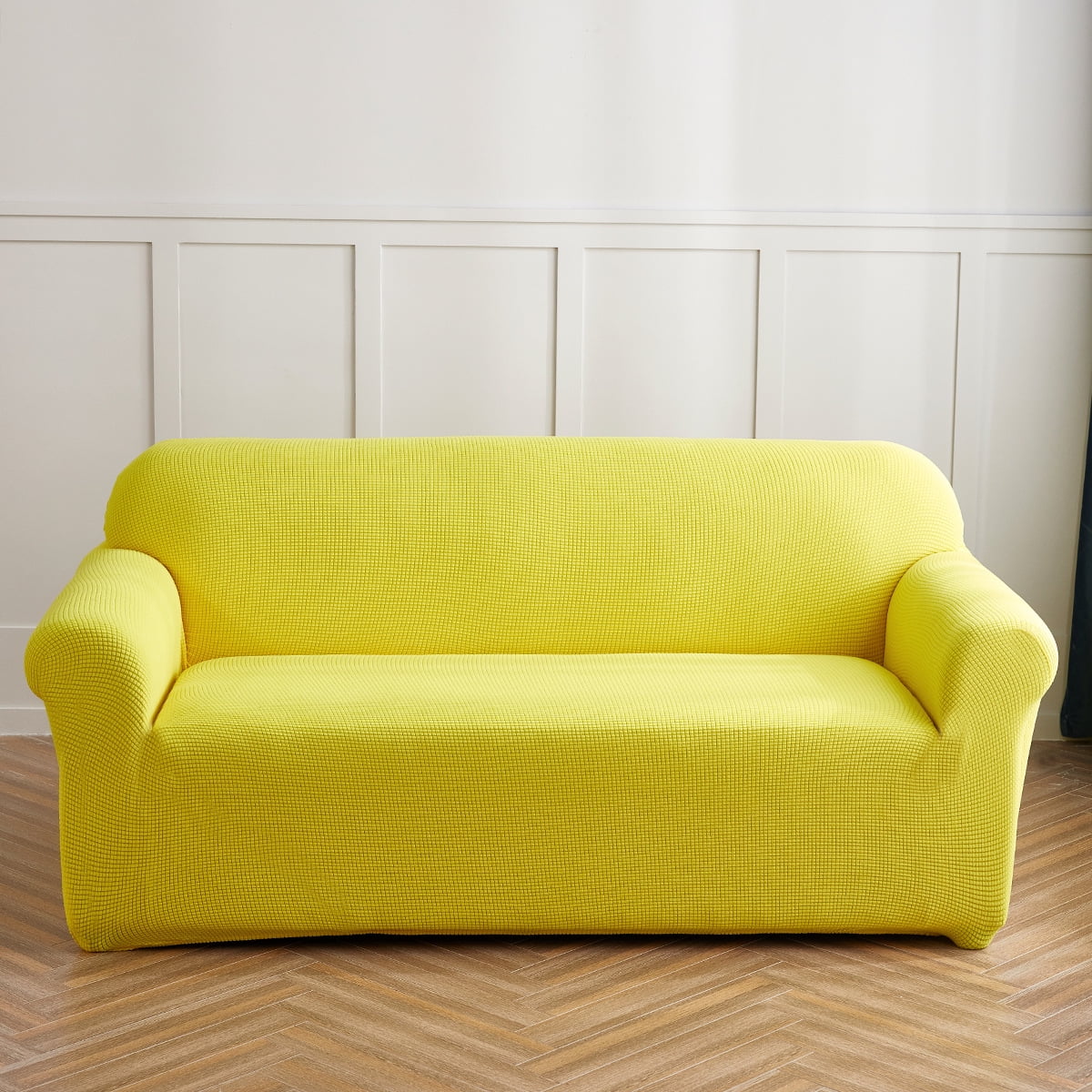 Thickened Corn Velvet High-Gram Weight Full Elastic Sofa Cover ...