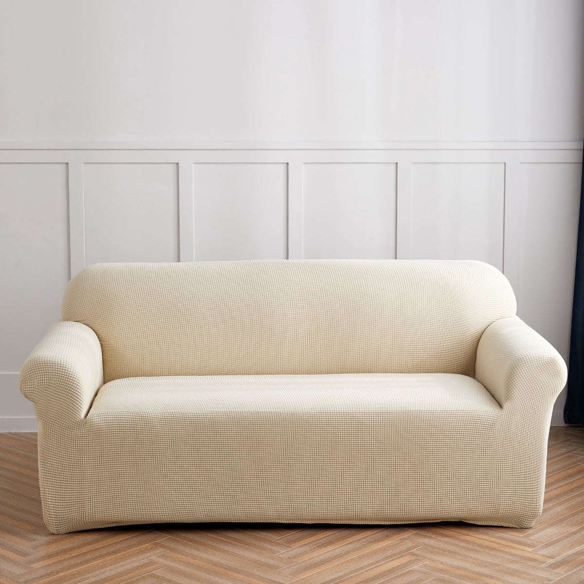 Thickened Corn Velvet High-Gram Weight Full Elastic Sofa Cover ...