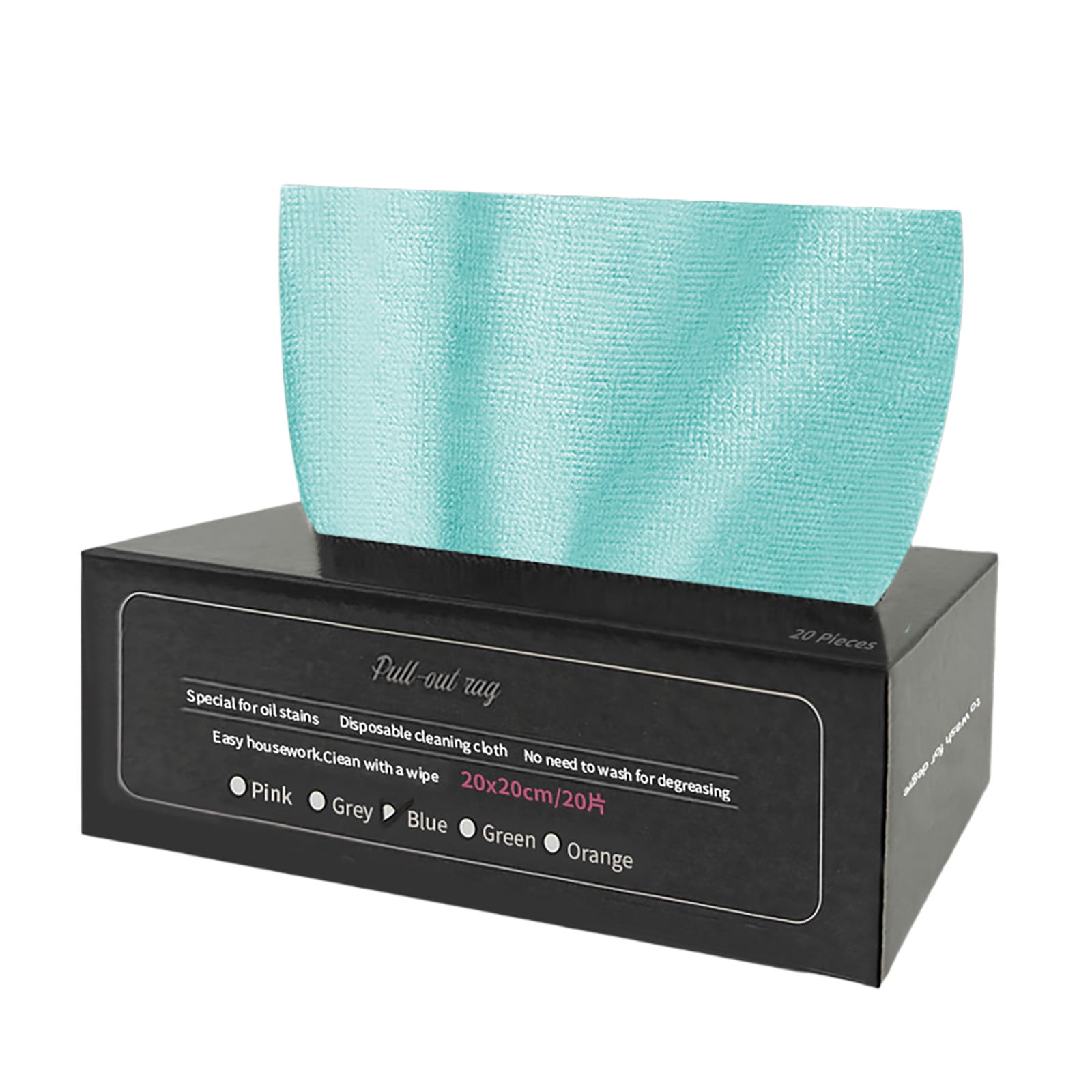 Thickened Disposable Kitchen Cloths, Polyester Nylon, 8x8 in, Water ...