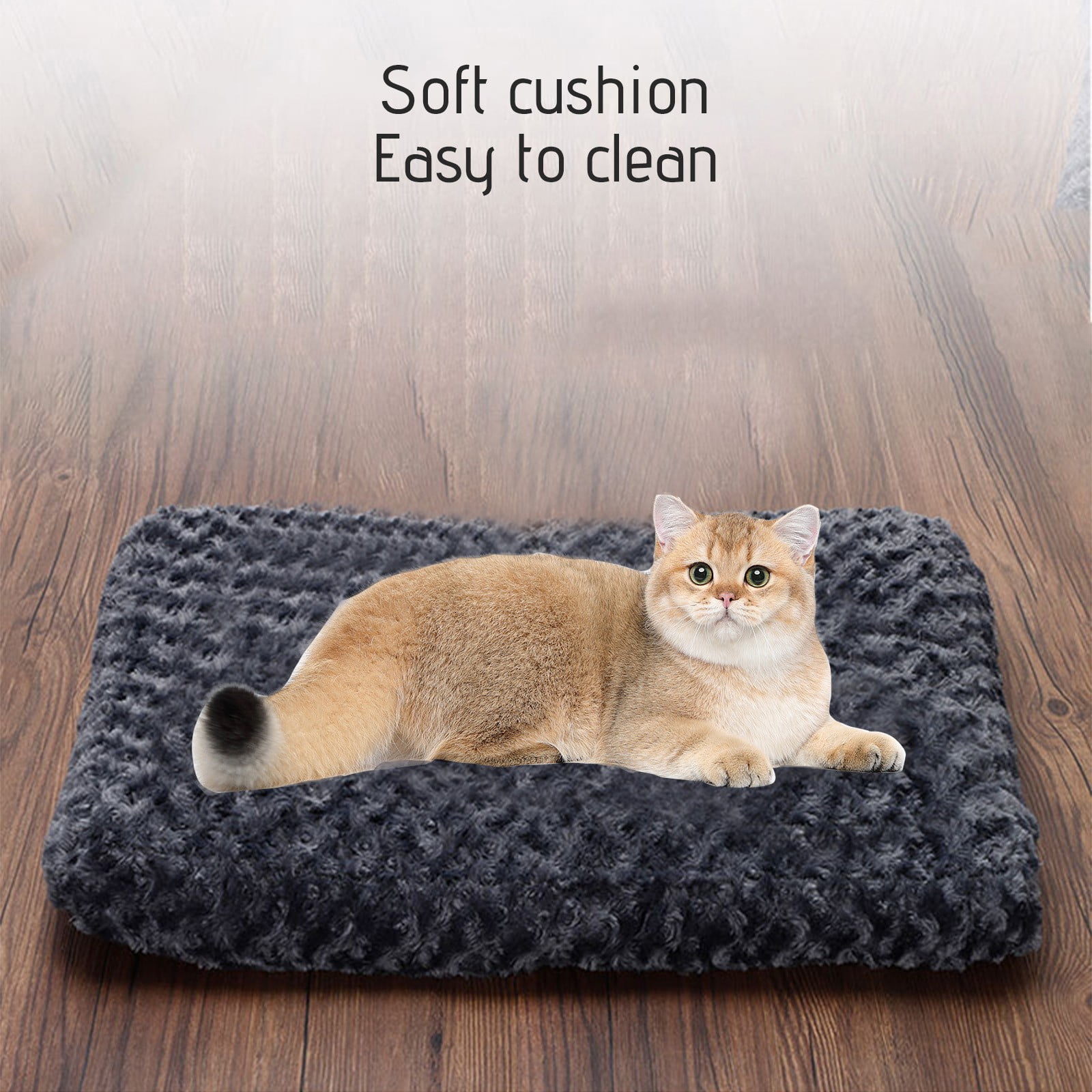 Thickened Dogs Cat Beds, Washable Deluxe Plush Pet Bed, Comfy Kennel ...