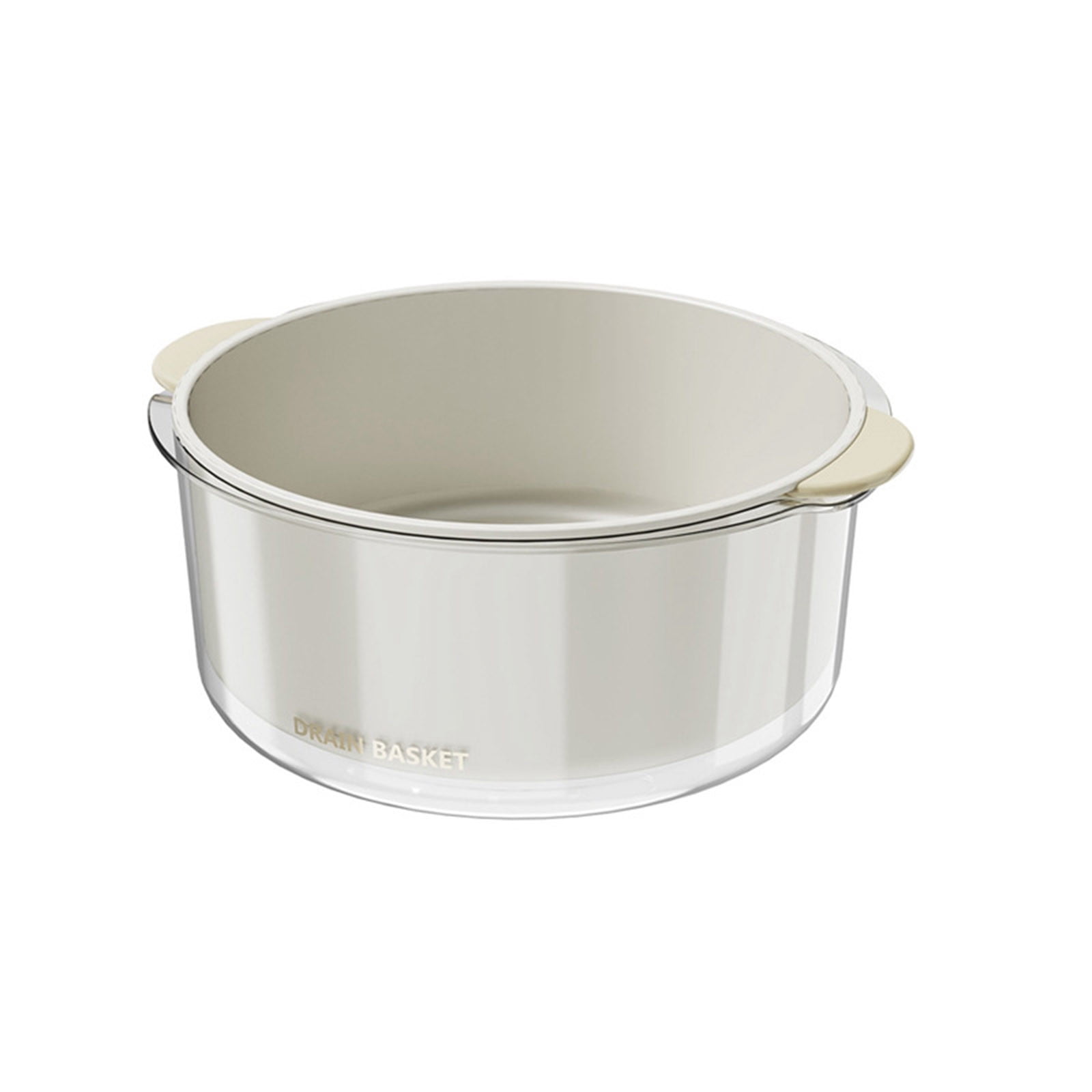 Thickened Double-layer Vegetable Washing Basin- Plastic Drainage Basket ...