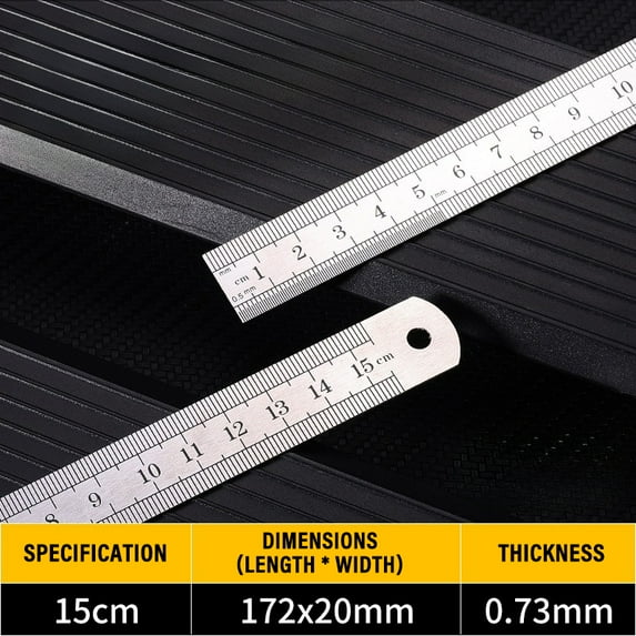 Thickened Double-sided Anti Drop 1m Stainless Steel Measuring Ruler ...