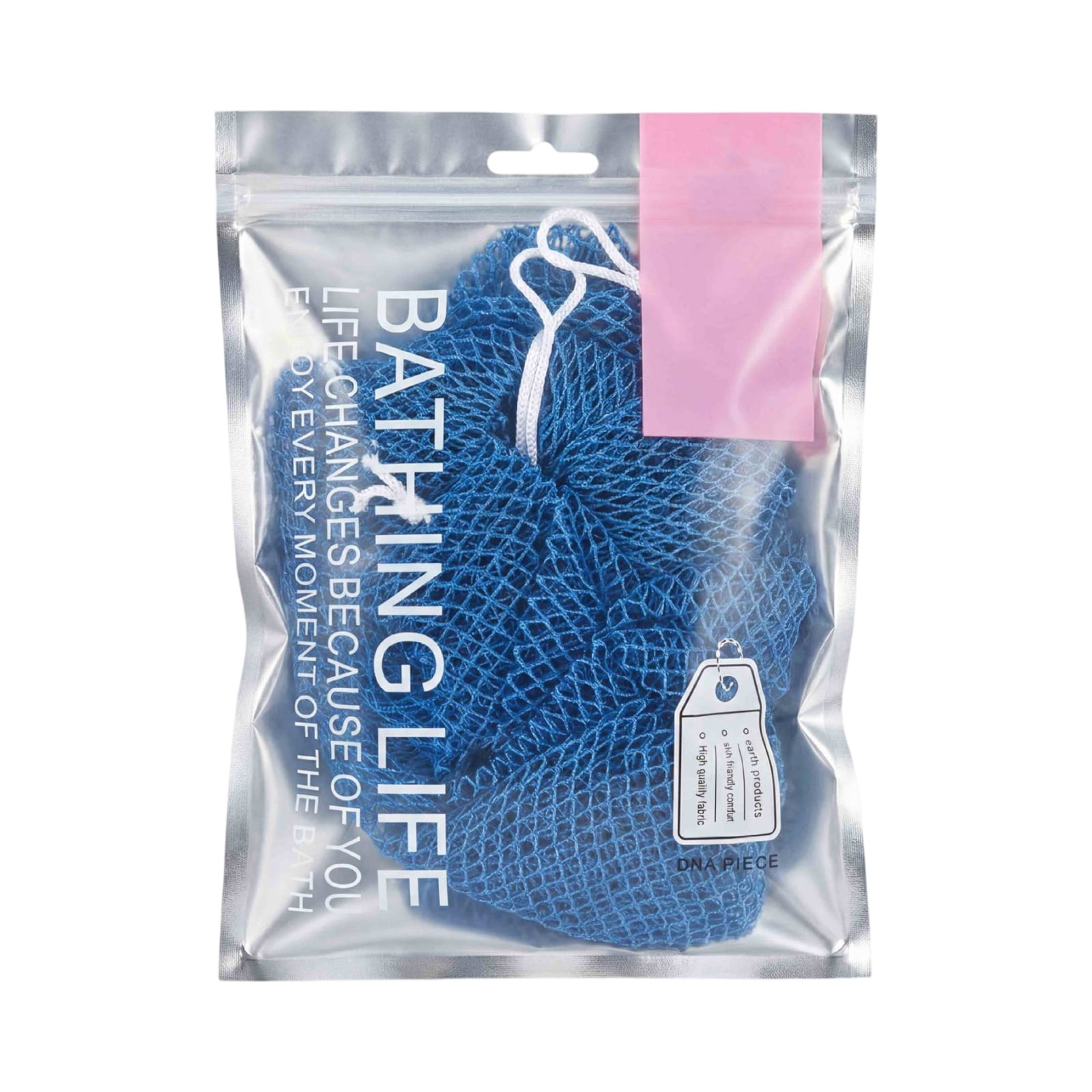 Thickened Elastic Nylon Exfoliating Bath Scrubber Long Back Scrubber ...