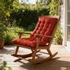 Thickened High Back Recliner Rocking Chair Cushion Set Seat Pad for ...