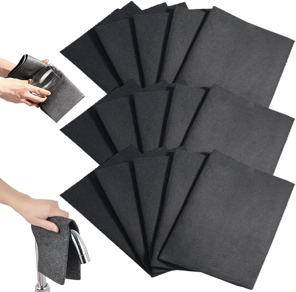 Thickened Magic Cleaning Cloth, 2025 New 10pcs Magical Cloth Microfiber ...