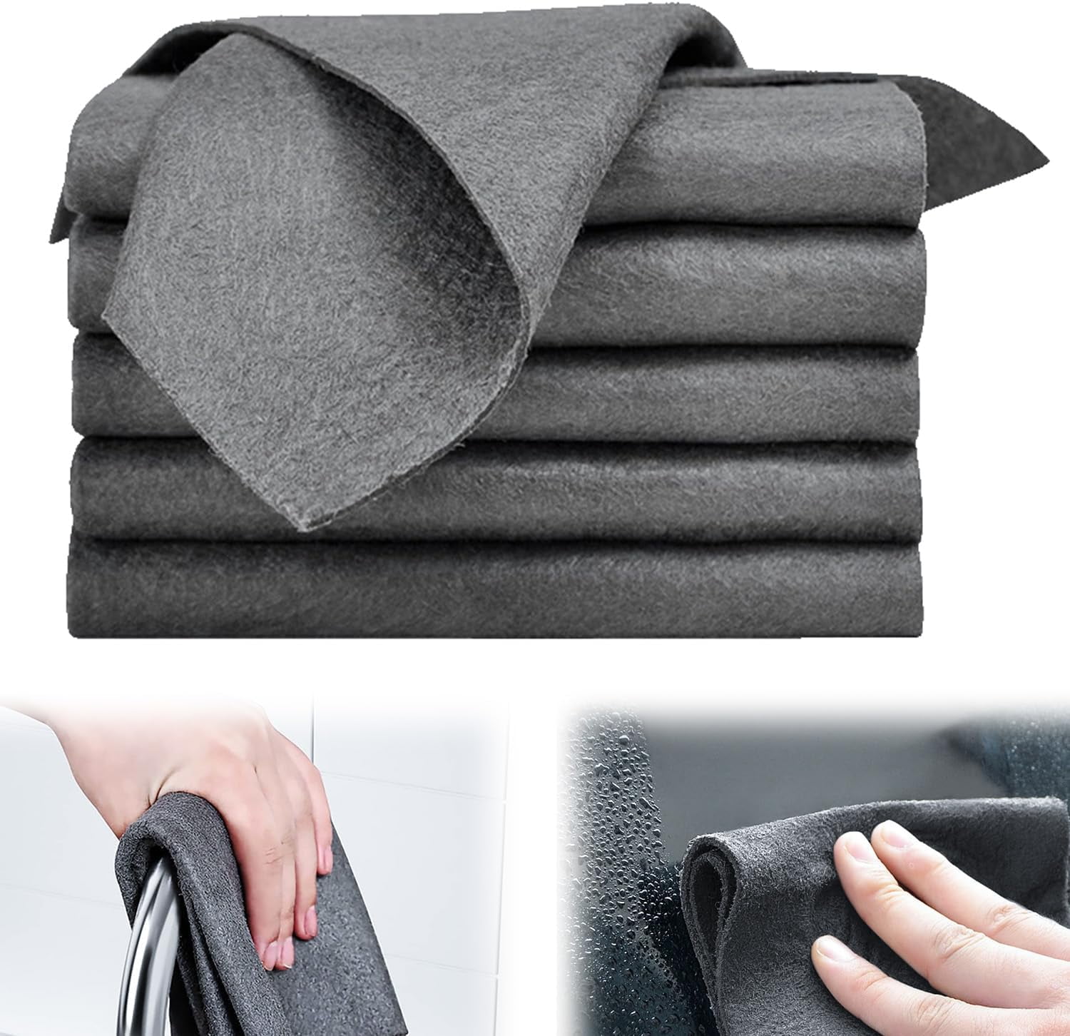 Thickened Magic Cleaning Cloth,2025 New Microfiber Magic Streak Free ...