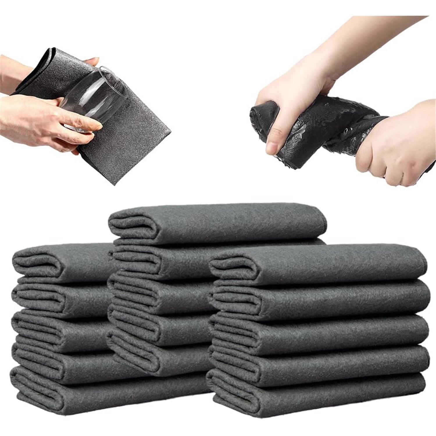 Thickened Magic Cleaning Cloth, 2025 Upgraded Multipurpose Cleaning Rag ...