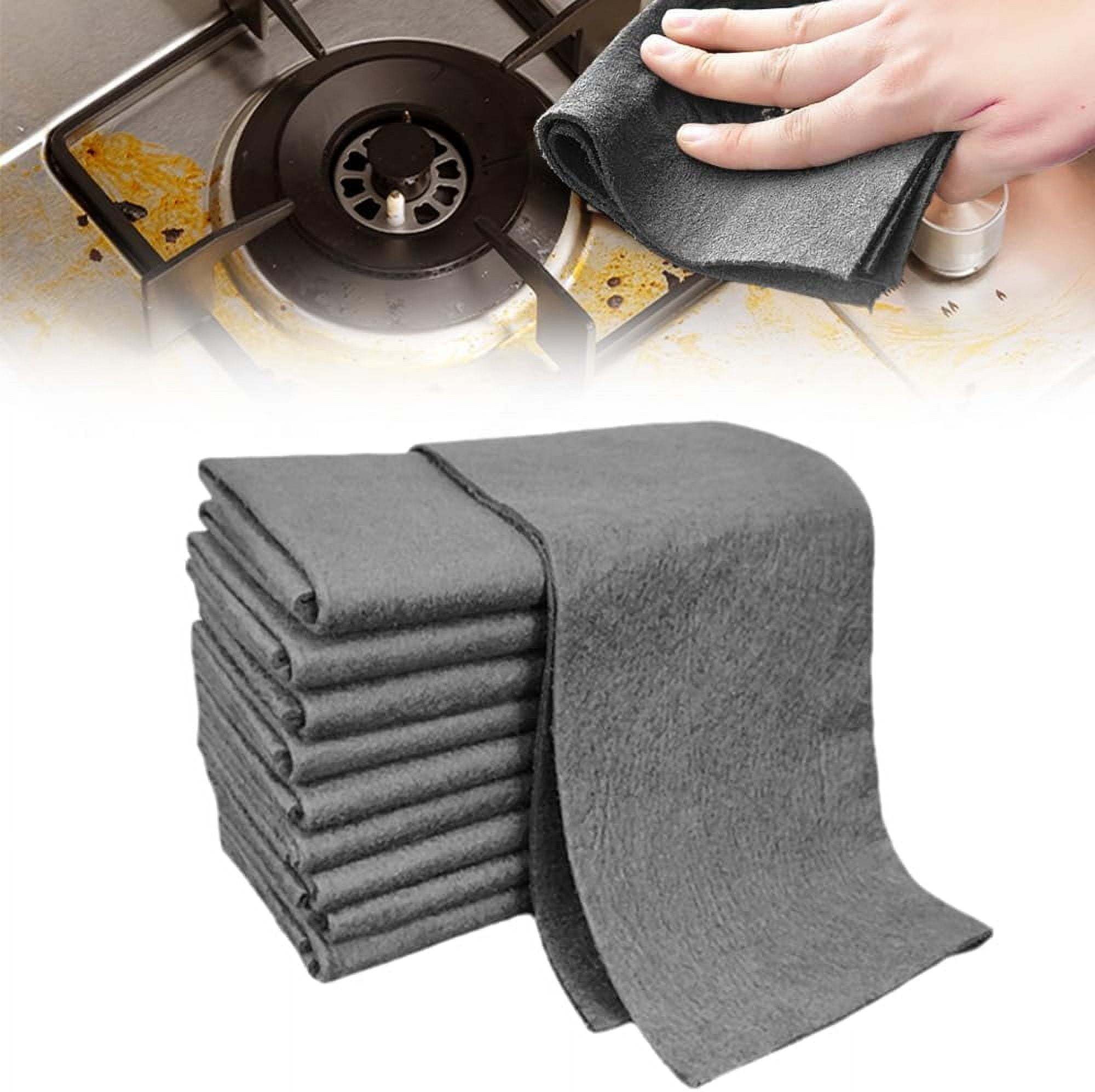 Thickened Magic Cleaning Cloth, 2026 New Upgrade Microfiber Streak Free ...