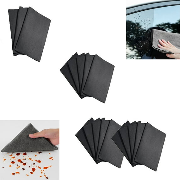 Thickened Microfiber Cleaning Cloths for Streak-Free Wiping, Water ...